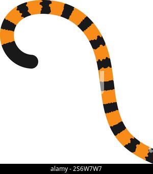 Tiger tail blank space background vector design Stock Vector Image ...