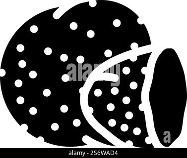 truffle delicious mushroom glyph icon vector illustration Stock Vector ...