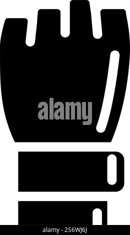 mma fight sport glyph icon vector illustration Stock Vector Image & Art ...