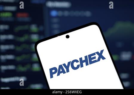Paychex logo is displayed on smartphone Stock Photo - Alamy