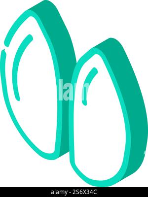 pig farmland animal hoof print glyph icon vector illustration Stock ...