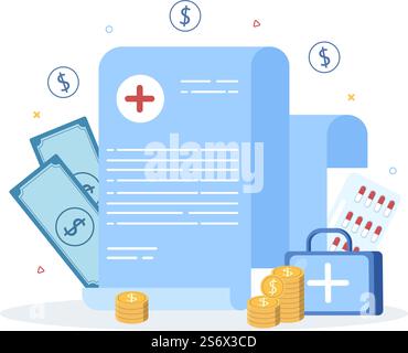 Medical Invoice Document Form Patient Concept Stock Photo - Alamy