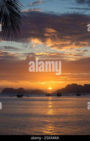 Night view of El Nido harbour, Palawan, the Philippines Stock Photo - Alamy