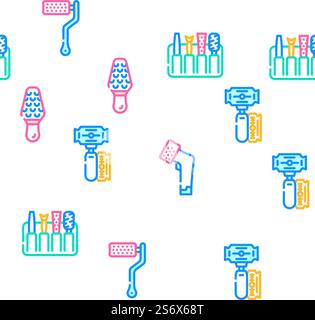 Callus Remover Tool Vector Seamless Pattern Stock Vector Image & Art ...