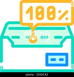 deliverability tests marketing color icon vector illustration Stock ...