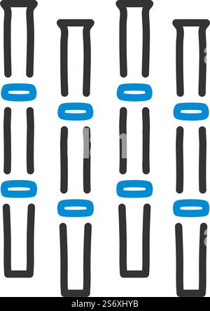 Bamboo Branches Icon. Editable Bold Outline With Color Fill Design ...