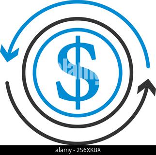 Isolated coin icon fill vector design Stock Vector Image & Art - Alamy