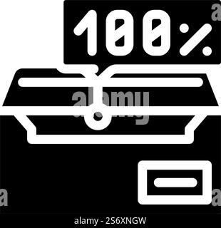 deliverability tests glyph icon vector illustration Stock Vector Image ...