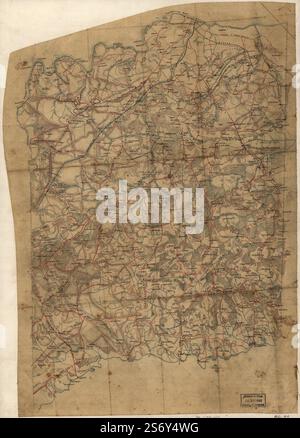 [Map of Spotsylvania County, Va.]. 1860 Stock Photo - Alamy