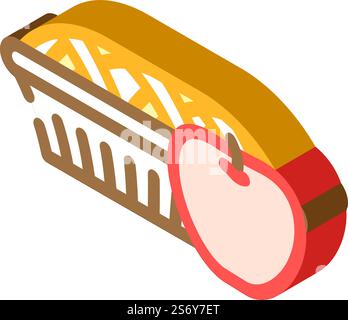 apple pie isometric icon vector illustration Stock Vector Image & Art ...