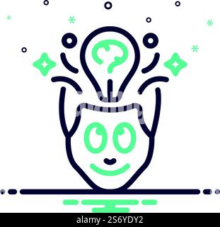 Icon for encouraged,inspired Stock Vector Image & Art - Alamy