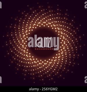 sparkles swirl frame circular background Stock Vector Image & Art - Alamy