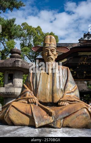 Statue of Toyotomi Hideyoshi Toyokuni Shrine Kyoto Japan Stock Photo ...