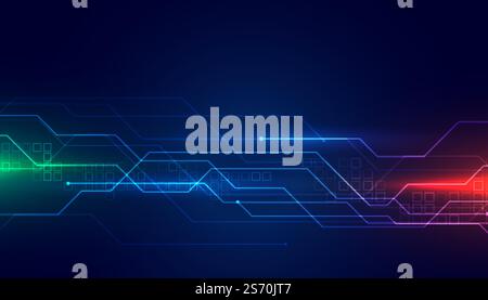 digial circuit diagram technology background design Stock Vector Image ...