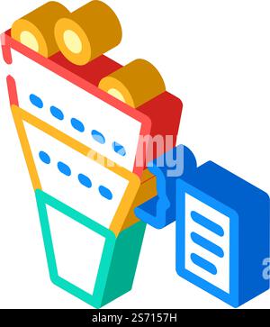 lead qualification isometric icon vector illustration Stock Vector ...