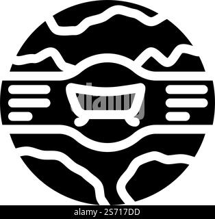 bath bomb glyph icon vector illustration Stock Vector Image & Art - Alamy