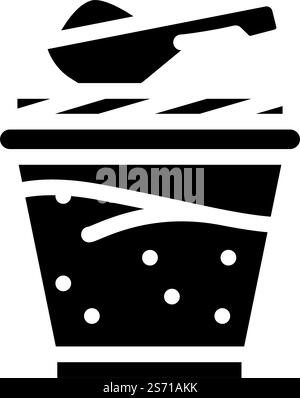 ghee milk product dairy icon doodle illustration Stock Vector Image ...