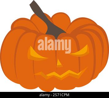 Happy halloween theme pumpkin element for making great design. Vector ...