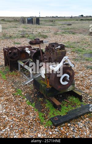 An old, rusty, dangerous boat left on the shore and occupied by Somali ...