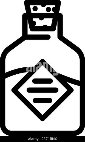 bath salt line icon vector illustration Stock Vector Image & Art - Alamy