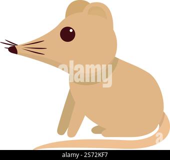 Wild shrew icon cartoon vector. Farm animal. Nature mouse Stock Vector ...