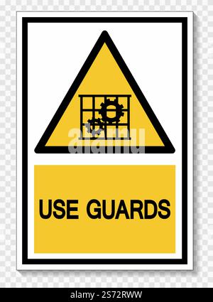 Use Guards Protection Symbol Sign Isolate on White Background,Vector ...