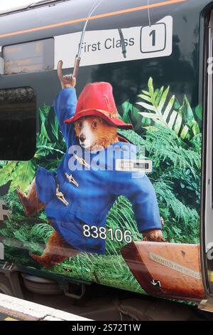 Image of Paddington bear on coach 838106 of the Great Western Railway's ...