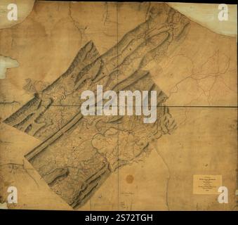 [Map of Craig, Giles, Montgomery and Pulaski counties, Va.]. 1864 by ...