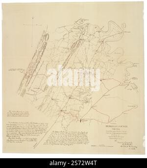 Map of Berkeley County, West Virginia Stock Photo - Alamy