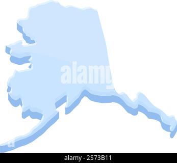 Alaska landmark icon cartoon vector. Polar forest. Woodland arctic ...