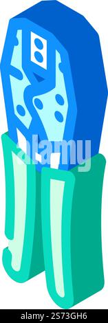 crimping pliers icon color illustration Stock Vector Image & Art - Alamy