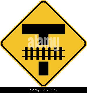 Highway Light Rail Transit Grade Crossing Sign Stock Vector Image & Art ...