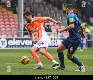 Tom Bloxham of Blackpool during the Sky Bet League 1 match Blackpool vs ...