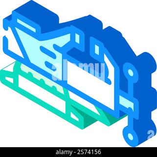swivel base bench vice isometric icon vector illustration Stock Vector ...