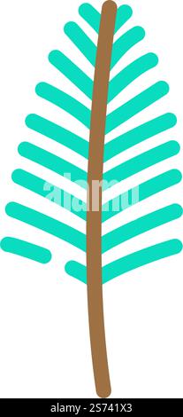areca palm tree color icon vector illustration Stock Vector Image & Art ...