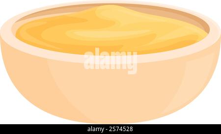 Hummus dip icon cartoon vector. Salad snack. Gram greek Stock Vector ...