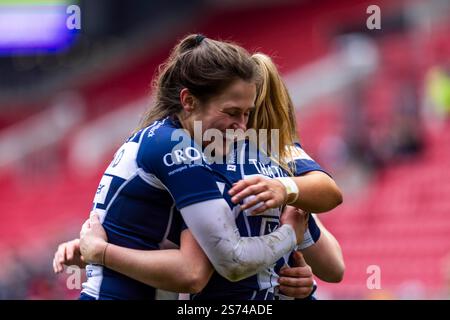 Bristol Bears Women’s Ella Lovibond Runs with ball During the match ...