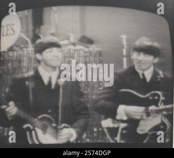 The Beatles At The London Palladium, October 1963 Stock Photo - Alamy