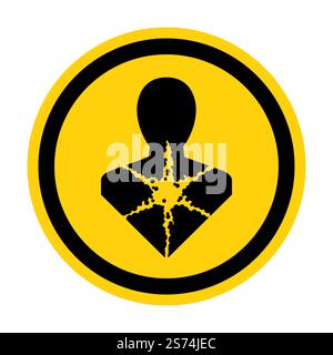 Health Hazard Symbol Label,Longer Term Health Hazard,GHS Hazard ...