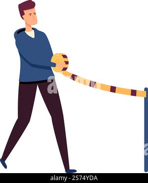 Solve agent icon cartoon vector. Crime detective. Man investigator ...