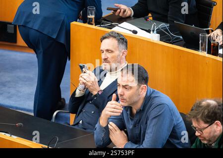 Stijn Bex Groen at the the plenary sitting of the Brussels Regional ...