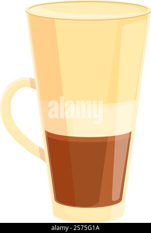 Takeaway cold coffee icon cartoon vector. Drink beverage. Espresso ...