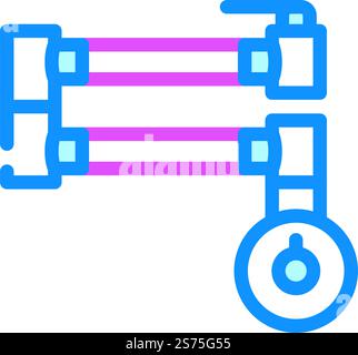 contemporary faucet water color icon vector illustration Stock Vector ...