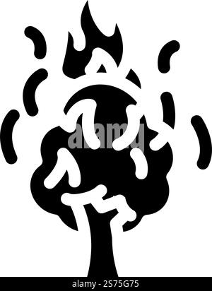 power fire glyph icon vector illustration Stock Vector Image & Art - Alamy