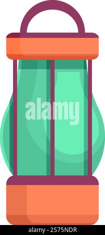 Extreme tourism lamp icon cartoon vector. Activity travel. Summer ...