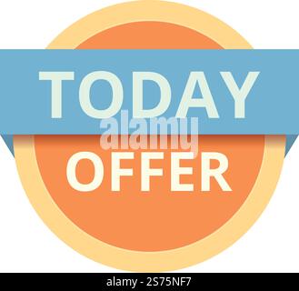 Super today offer icon cartoon vector. Only sale. Price event Stock ...