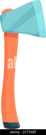 Extreme tourism axe icon cartoon vector. Activity travel. Nature ...