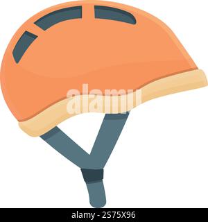 Extreme tourism helmet icon cartoon vector. Mountain activity. Winter ...