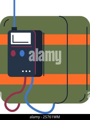 Explosive weapons, dynamite with detonation system Stock Vector Image ...