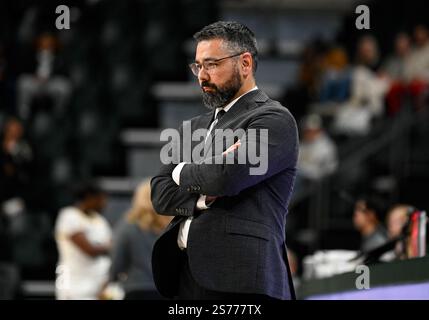 Utah head coach Gavin Petersen during an NCAA basketball game against ...